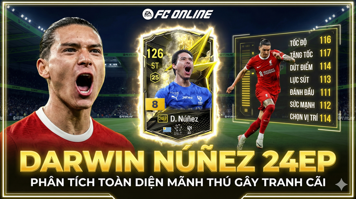 Review Darwin Núñez 24EP - Review FC Online