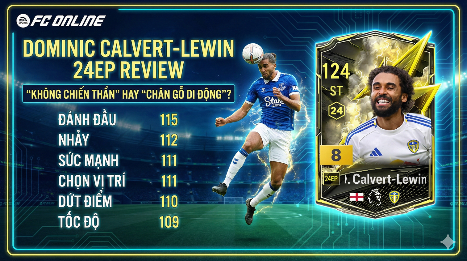 Review Dominic Calvert-Lewin 24EP - Review FC Online