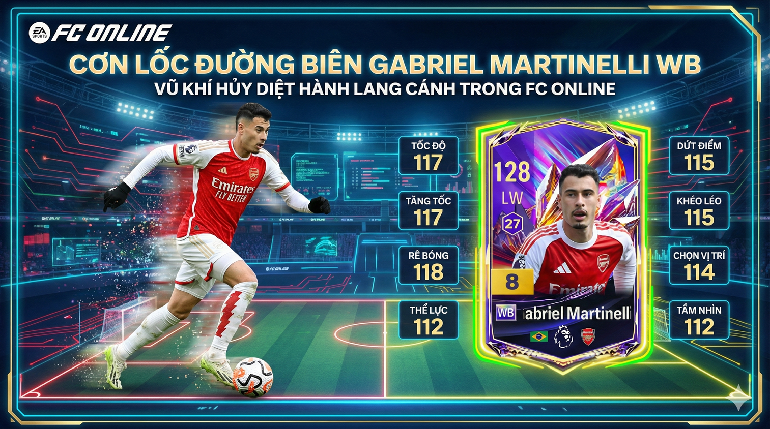 Review Gabriel Martinelli WB - Review FC Online